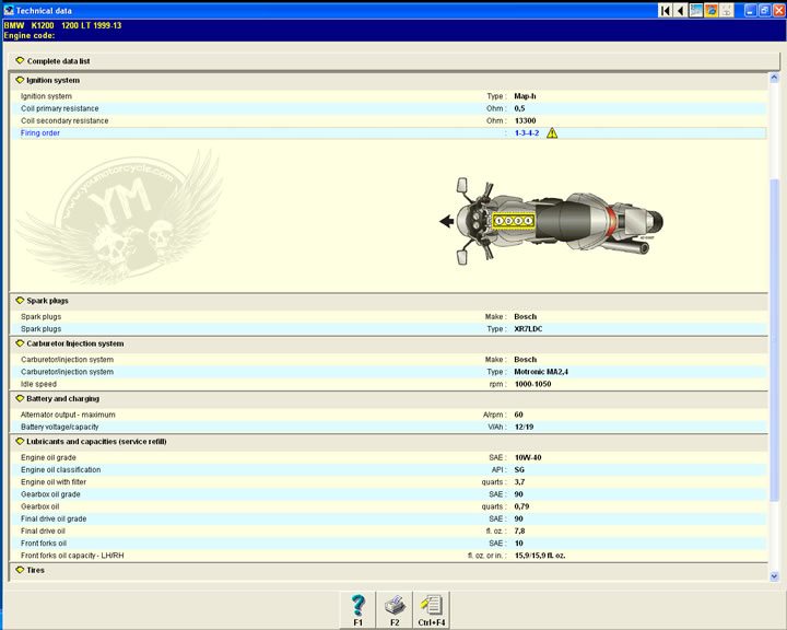 Motorcycle Specs - YouMotorcycle